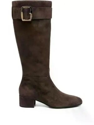 Bally Buckled Knee High Boots