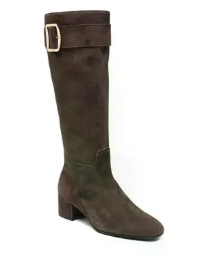 Bally Buckled Knee High Boots