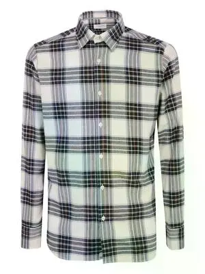 TINTORIA MATTEI 954 Tartan-checked Shirt - Neutrals