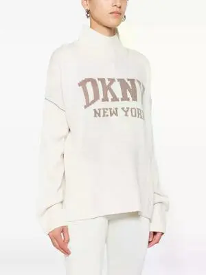 Dkny Logo-intarsia Jumper