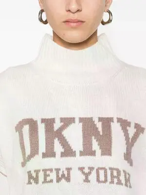 Dkny Logo-intarsia Jumper