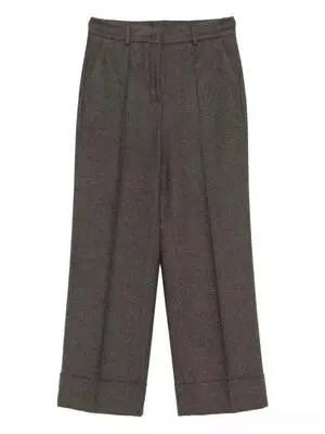 Incotex Pleated Turn-up Trousers