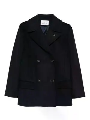 Manuel Ritz Notched Lapel Outerwear For Women