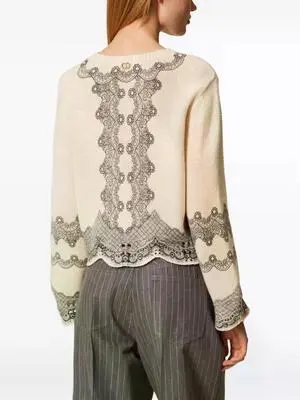 TWINSET Patterned Knit Top