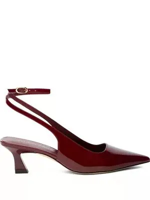 STUART WEITZMAN 50mm Vinnie Heeled Pumps - Red
