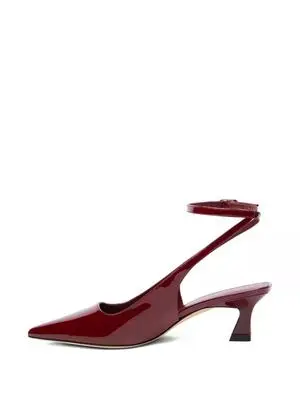 STUART WEITZMAN 50mm Vinnie Heeled Pumps - Red
