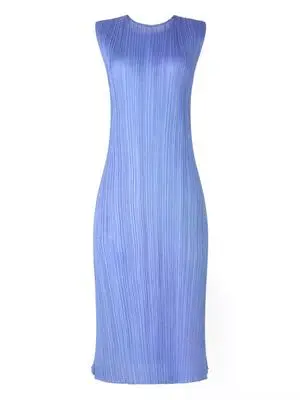 Issey Miyake Plissé-effect Midi Dress