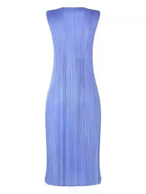 Issey Miyake Plissé-effect Midi Dress