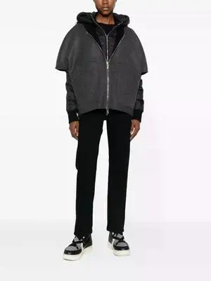 MOORER Hooded Reversible Jacket