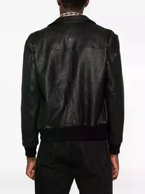SALVATORE SANTORO Collared Leather Jacket