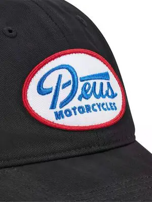 Deus Ex Machina Logo-patch Cap - Black