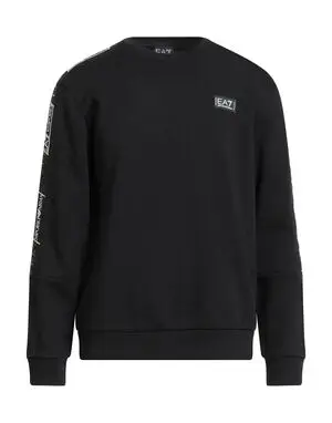 EA7 Cotton-blend Fleece Sweatshirt - Black