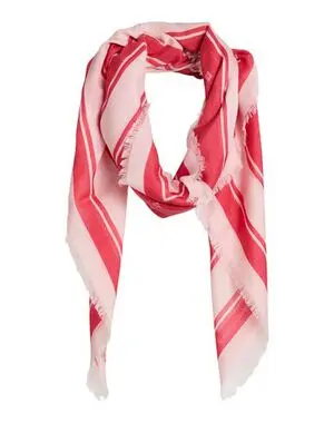 Givenchy Scarf Coral Cashmere, Silk - Red