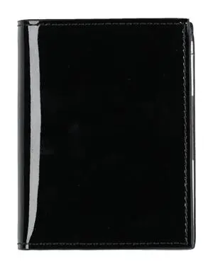 COMME DES GARÇONS Woman Wallet Black Size - Leather
