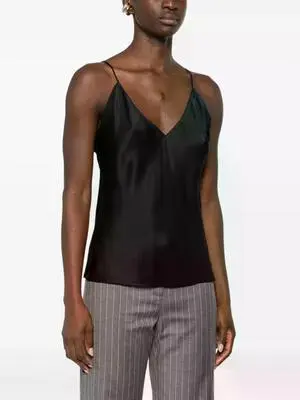 ANINE BING Ellen Sleeveless Silk Top