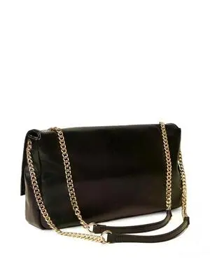 TWINSET Chain Shoulder Bag With Logo Plaque