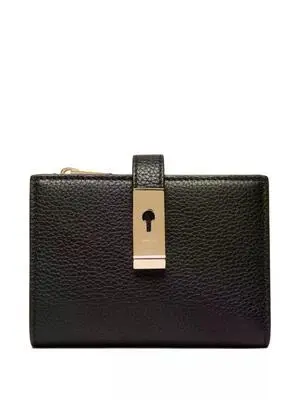 Bally Lock Me Leather Wallet - Black