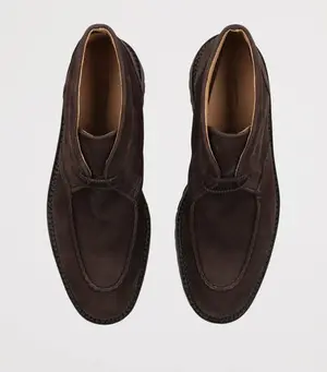 John Lobb Suede Field Chukka Boots