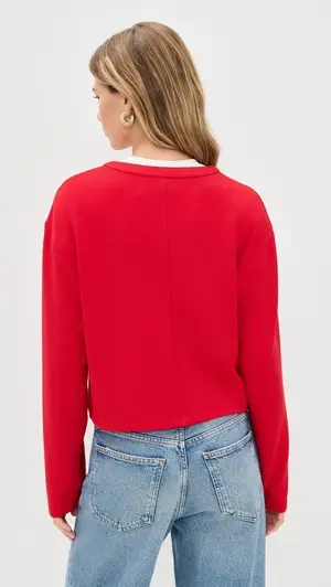 LE BOP Danica Crop Top - Crimson
