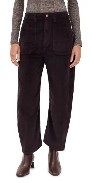 Rag & Bone Charlie High-rise Ankle Barrel Corduroy Pants