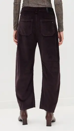 Rag & Bone Charlie High-rise Ankle Barrel Corduroy Pants