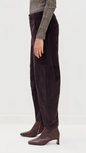 Rag & Bone Charlie High-rise Ankle Barrel Corduroy Pants