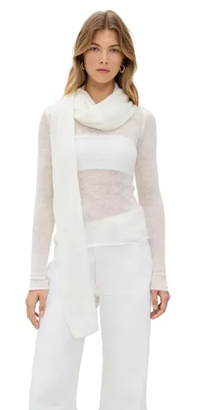 SIMONETT Wrap Tie Knit Top