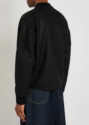 JIL SANDER Zip-through Wool Sweatshirt