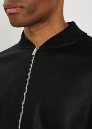 JIL SANDER Zip-through Wool Sweatshirt