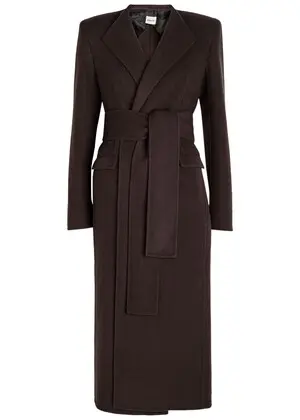 Women's Dark Brown Long Coats