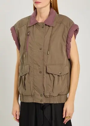 Isabel Marant Quilted Brushed Cotton Jacket