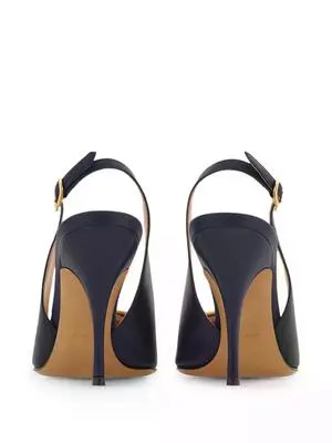 FERRAGAMO 90mm Maxi Gancini Slingback Pumps