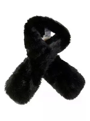 STAND STUDIO Faux-fur Scarf - Black