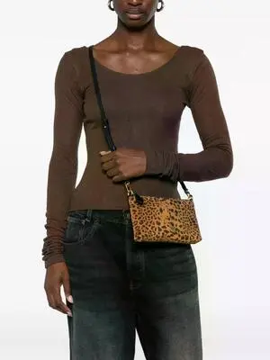 Pinko Leopard-print Clutch Bag
