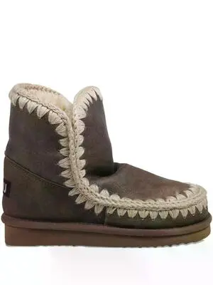 Mou Braided-trim Boots