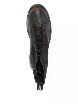 Moma Leather Biker Boots