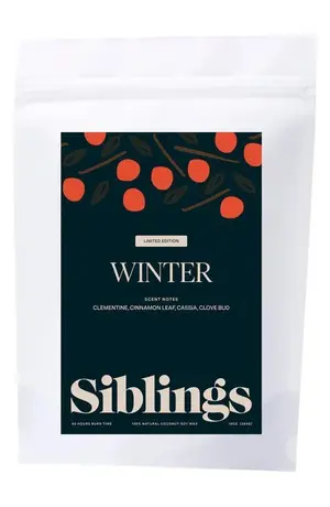 SIBLINGS Winter Candle Refill - White