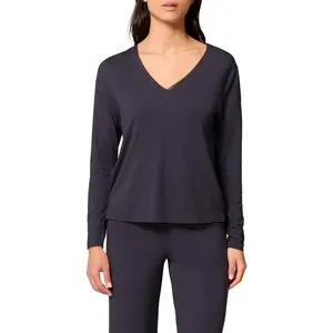 Simone Perele Aurore V-neck Pajama Top - Full Moon