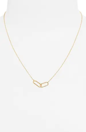 Argento Vivo Interlocking Link Necklace