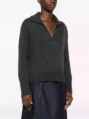 ROBERTO COLLINA Mélange-effect Polo Jumper