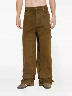 Off-White Canvas Carpenter Trousers