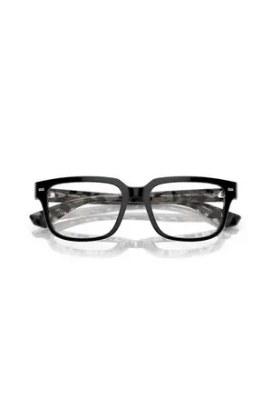 Dolce & Gabbana 54mm Square Optical Glasses - Black