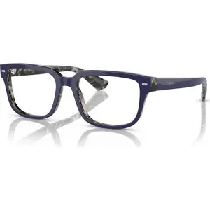 Dolce & Gabbana 54mm Square Optical Glasses - Blue