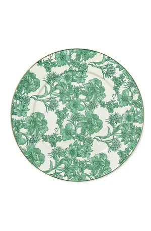 MACKENZIE-CHILDS English Garden Enameled Steel Serving Plate - Emerald