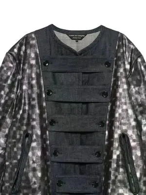 Comme Des Garçons Buttoned Panelled Coat