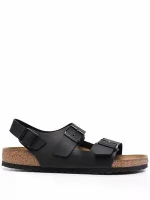 BIRKENSTOCK Milano Double-strap Sandals - Black