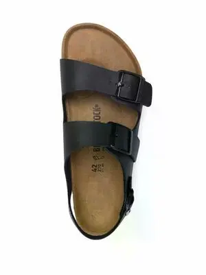 BIRKENSTOCK Milano Double-strap Sandals - Black
