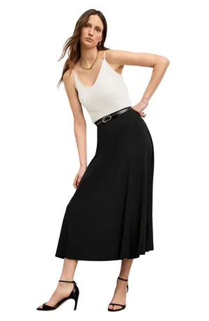 M.M.LAFLEUR Ara Light Jersey Skirt