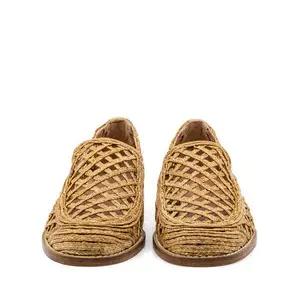 ANDREA GOMEZ Elisa Raffia Loafer