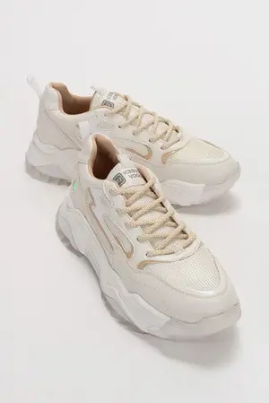 PROLOGUE SHOES Europa Sneakers - White Faux Leather